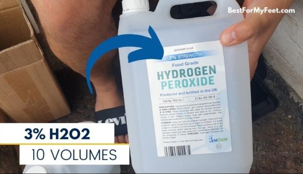 3% Versus 6% Hydrogen Peroxide For Athlete's Foot (Tested)