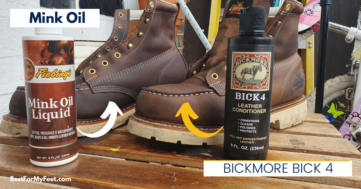 Mink Oil Versus Bick 4: Any Differences?(Tested On My Boots)